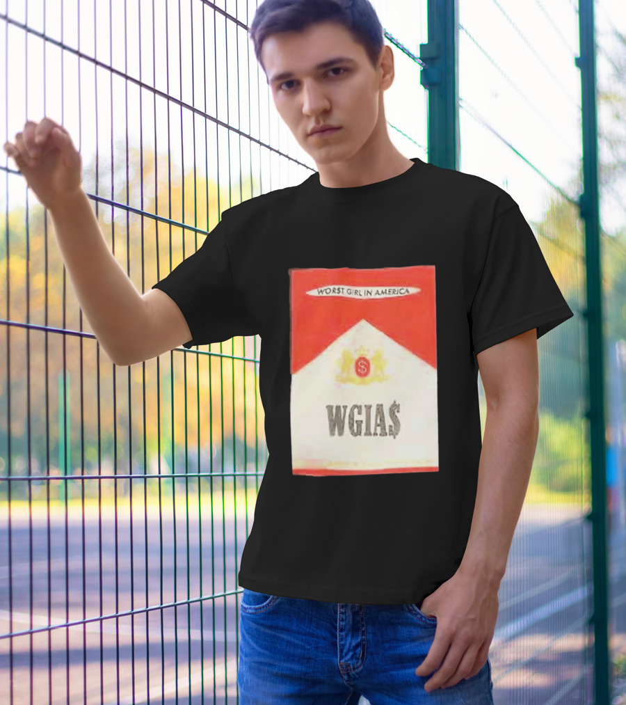 Slayyyter 2026 WGIA Tour Marlboro Parody Worst Girl In America T-Shirt