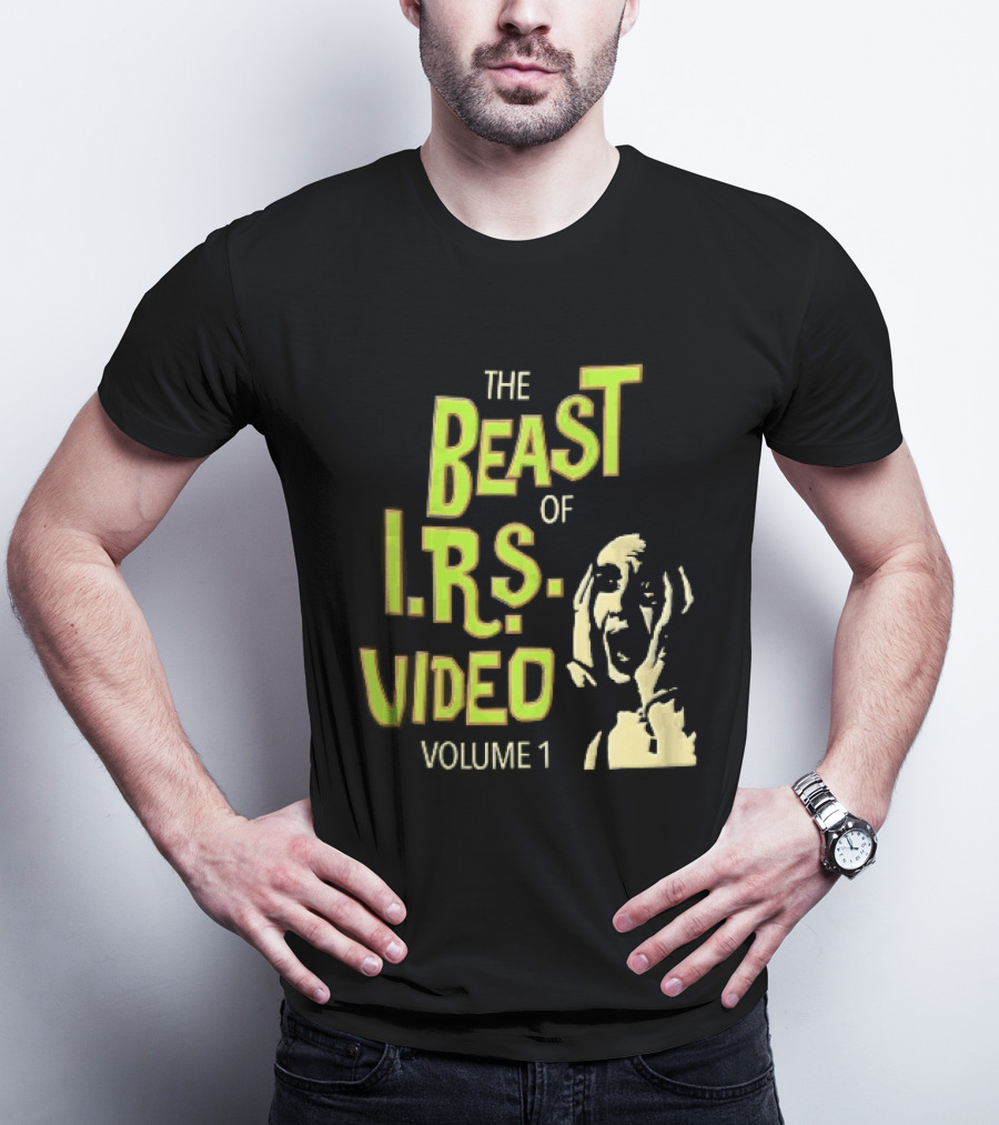 The Beast Of IRS Video Volume 1 Screaming Horror Face T-Shirt