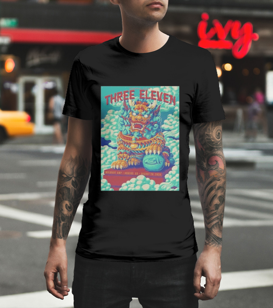 Three Eleven Concert Rogers AR Walmart AMP August 26 2026 Event Tiger Chinese T-Shirt