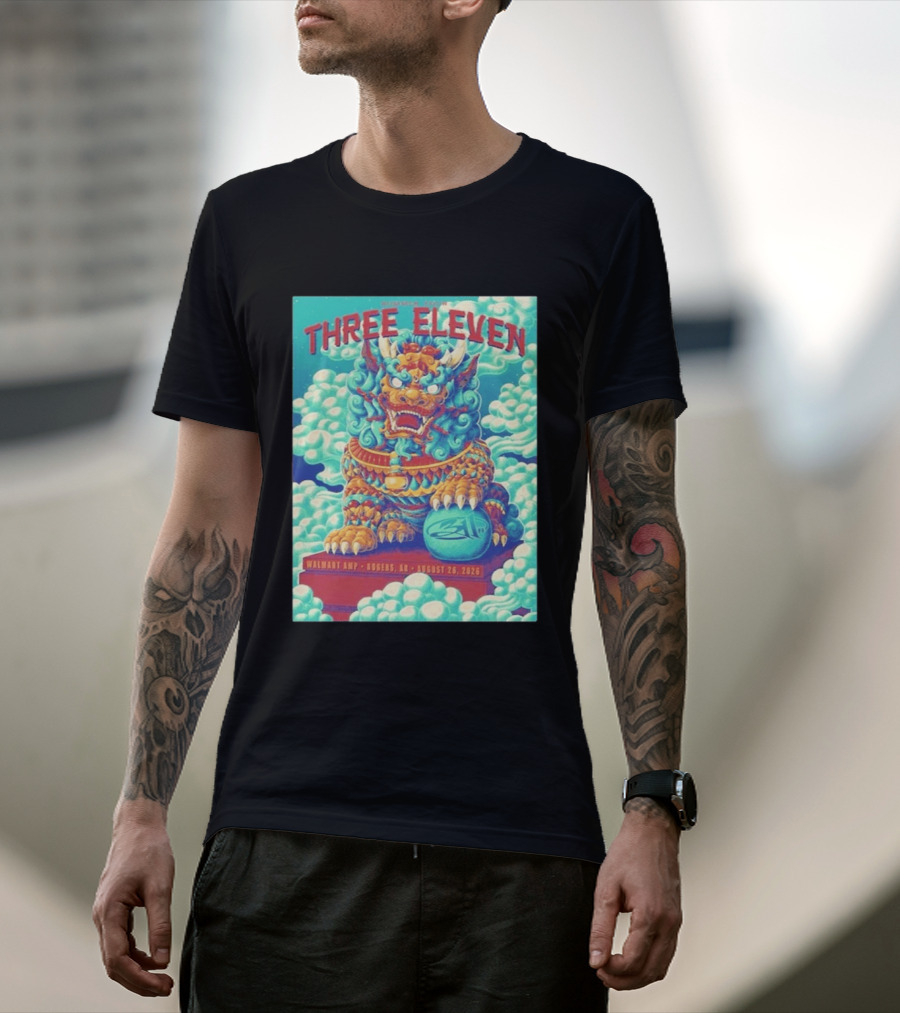 Three Eleven Concert Rogers AR Walmart AMP August 26 2026 Event Tiger Chinese T-Shirt