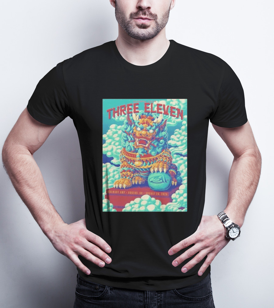 Three Eleven Concert Rogers AR Walmart AMP August 26 2026 Event Tiger Chinese T-Shirt