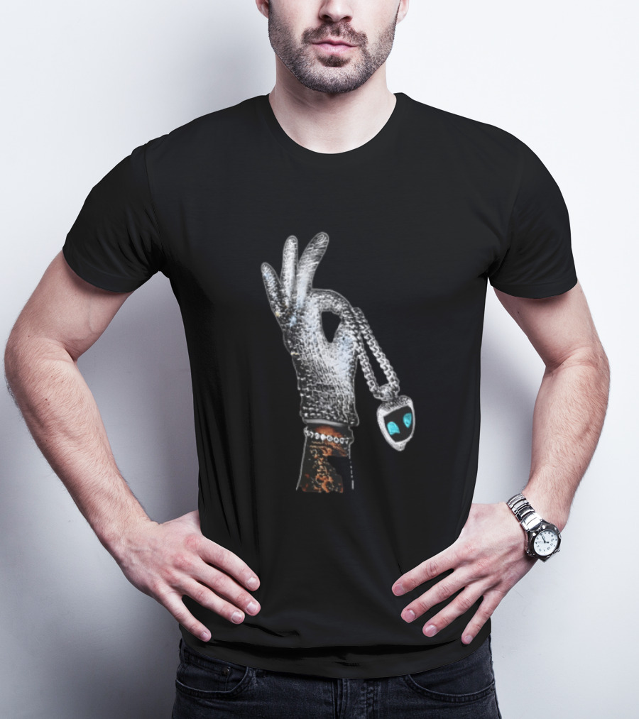 Drake Iceman Astro Bot Glove Necklace T-Shirt