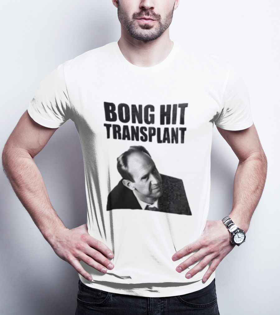 Bong Hit Transplant Joseph Morse Black And White Image T-Shirt