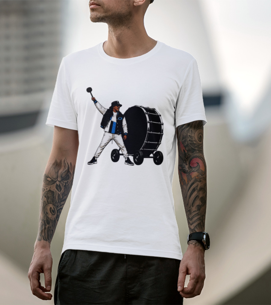Carolina Panthers For The Culture Drummer Marching Band Fan Gear T-Shirt