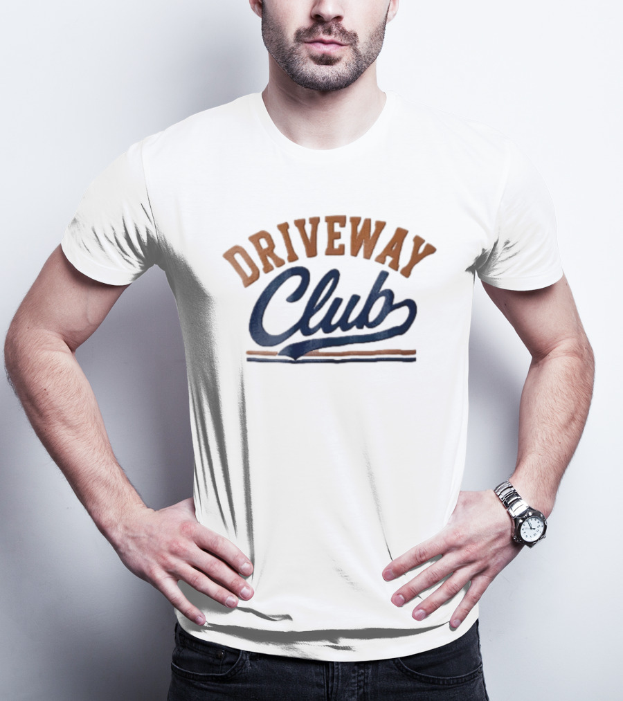Driveway Club Vintage Script T-Shirt