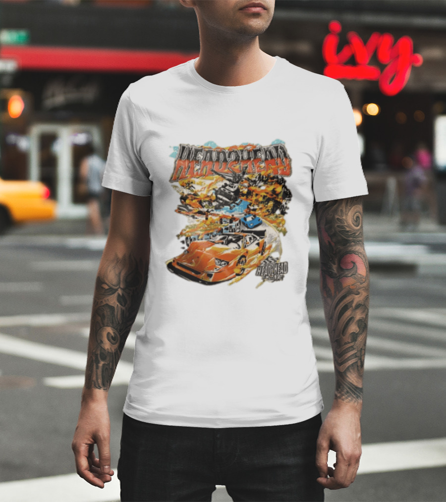 Head2Head Final Lap Racing Supercar Explosion Scene T-Shirt