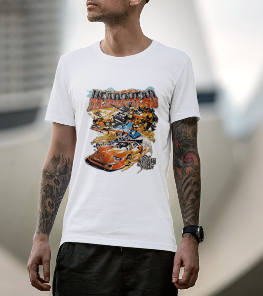 Head2Head Final Lap Racing Supercar Explosion Scene T-Shirt