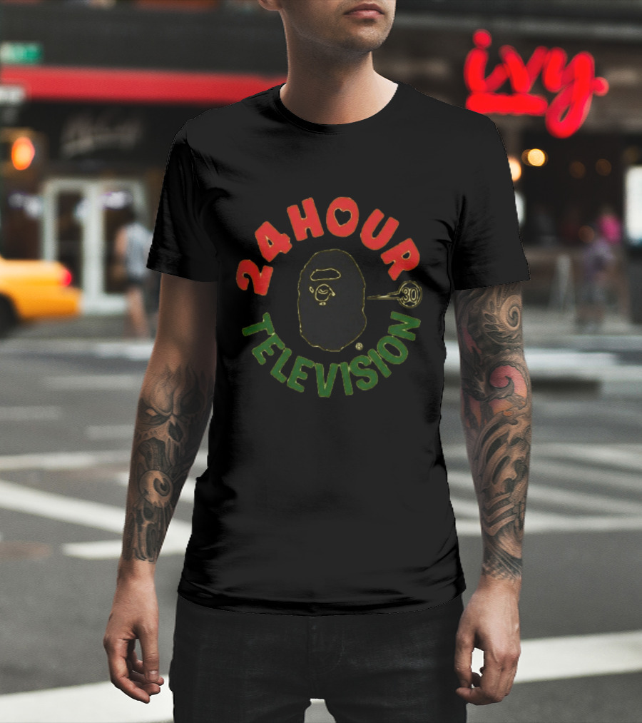 Bloody Osiris 2007 24 Hour Television BAPE A Bathing Ape 30th Anniversary T-Shirt