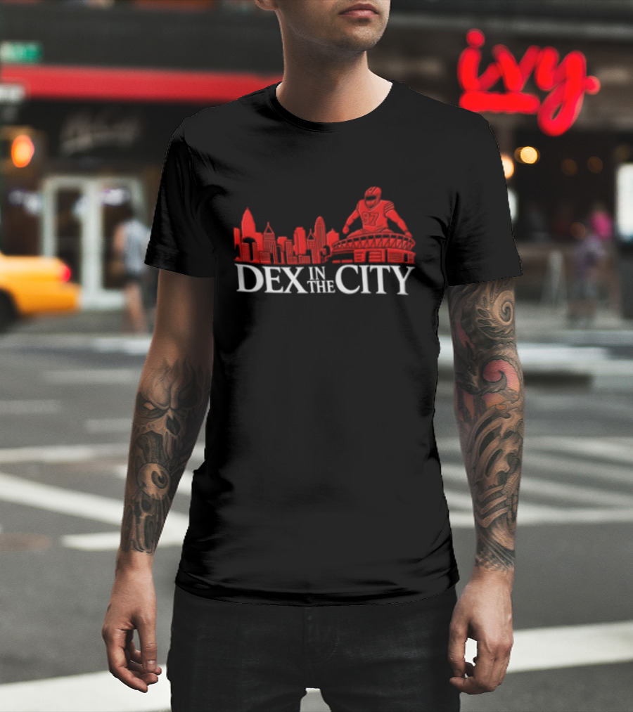 Dex In The City Football Skyline Adventure T-Shirt