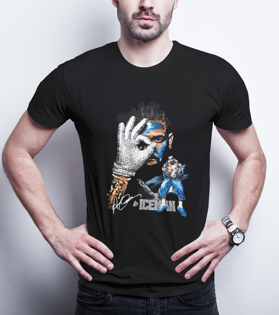 Drake Ice Man Brodie Signature Bling T-Shirt