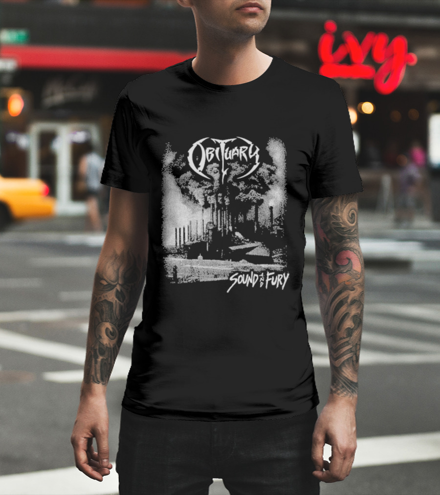 Obituary Sound And Fury 2026 World Demise T-Shirt