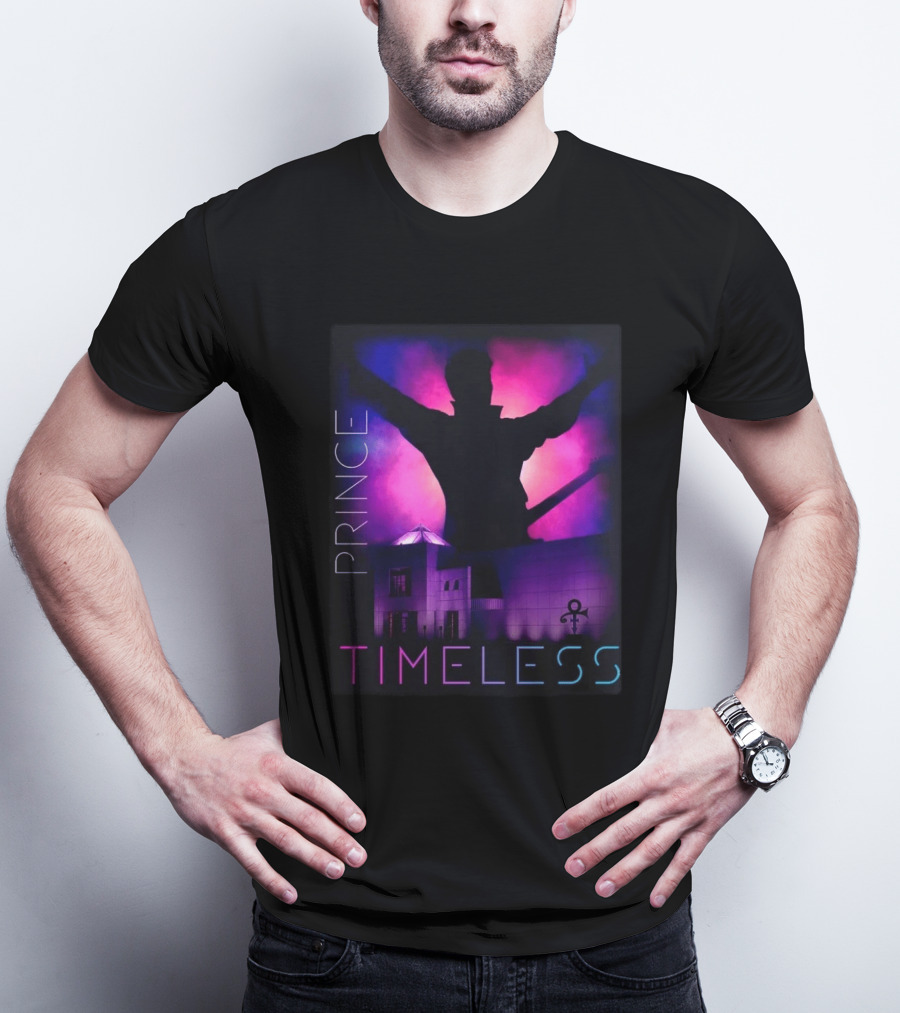Prince Timeless Paisley Park Iconic Silhouette Purple Celebration August 28 2026 T-Shirt