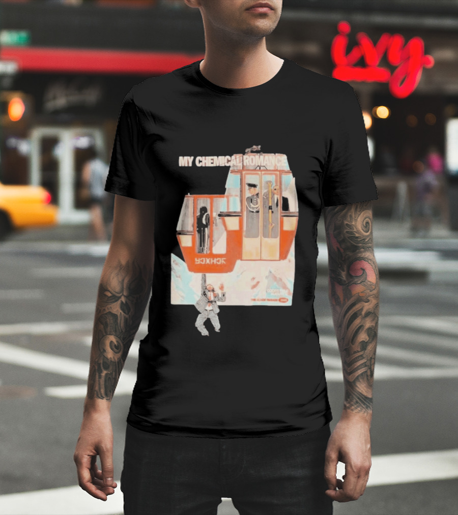 My Chemical Romance Coors Field 2026 Tour August 27th Denver CO Cable Car Print T-Shirt
