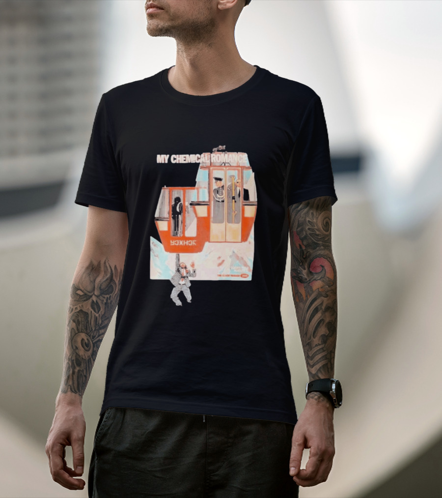 My Chemical Romance Coors Field 2026 Tour August 27th Denver CO Cable Car Print T-Shirt