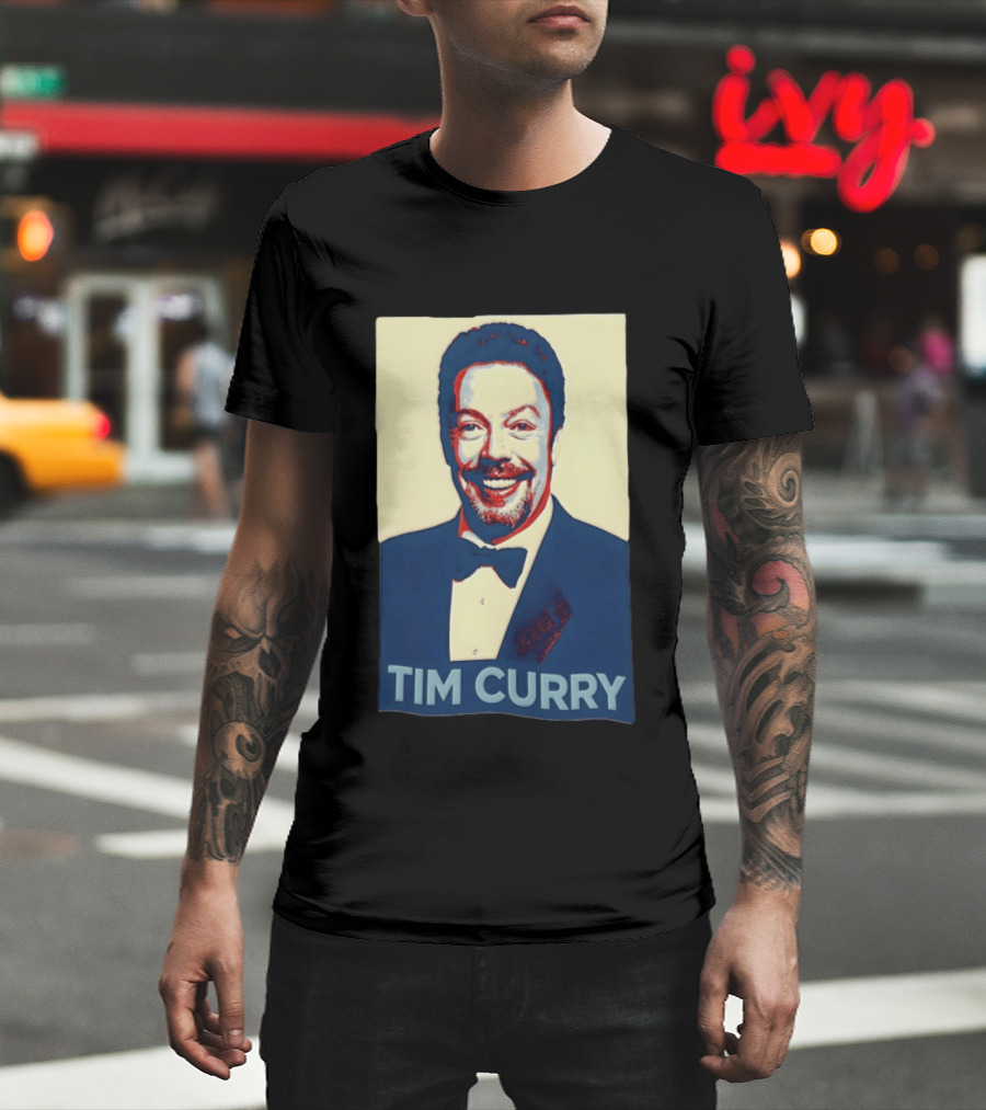 Tim Curry Iconic Obama Hope T-Shirt