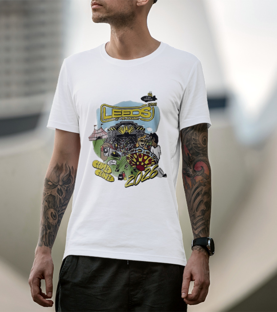 Leeds Step Correct 27 30 August 2026 Music Festival Fairground Clints Cantz T-Shirt