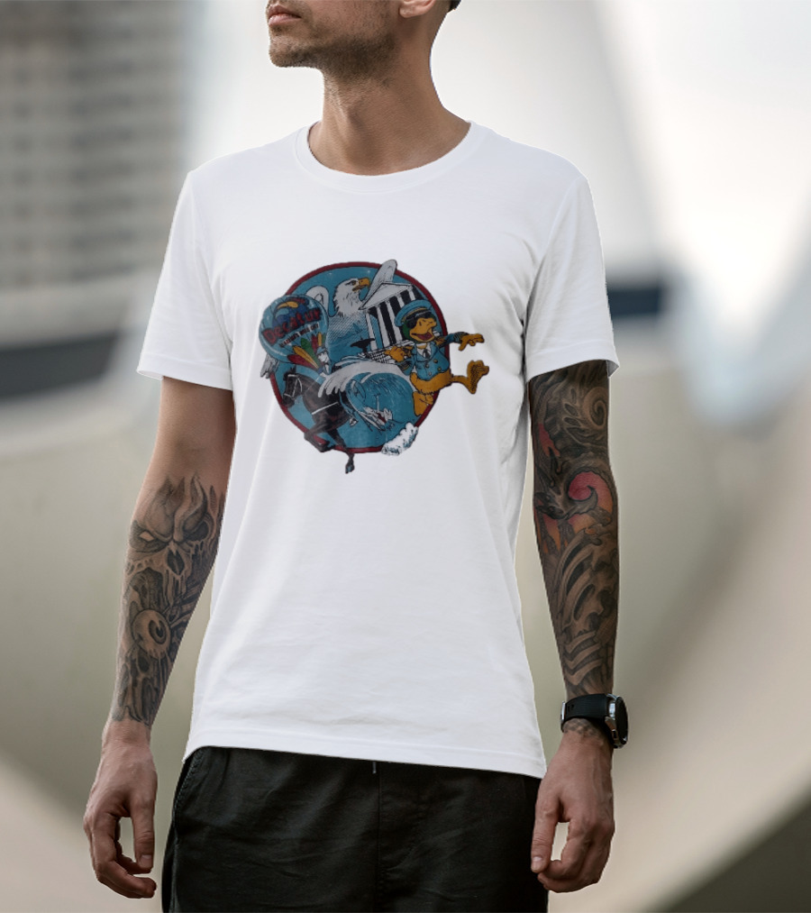 Decatur Alabama River City Cartoon Duck Horse Eagle Balloon T-Shirt