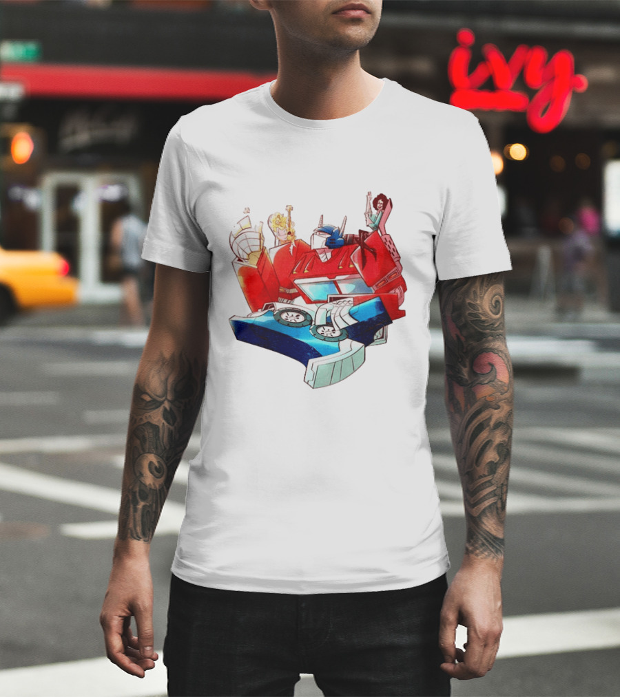 Dolly Parton Tim Curry Peter Cullen Optimus Prime T-Shirt