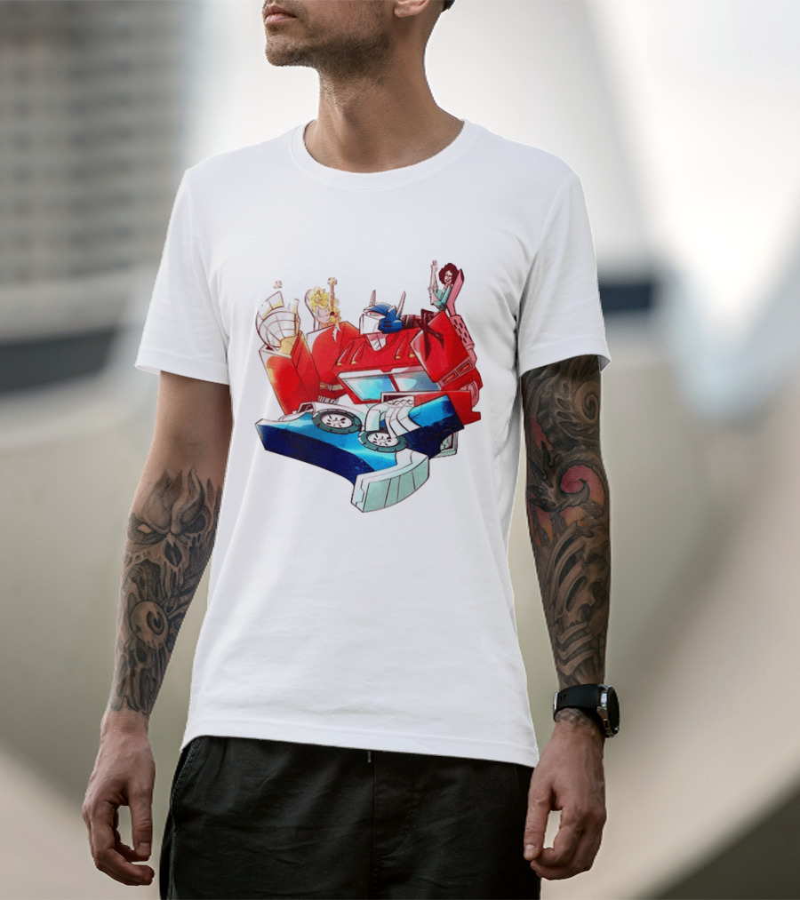 Dolly Parton Tim Curry Peter Cullen Optimus Prime T-Shirt