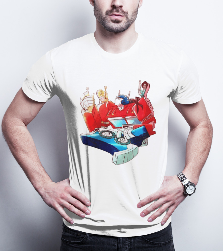Dolly Parton Tim Curry Peter Cullen Optimus Prime T-Shirt