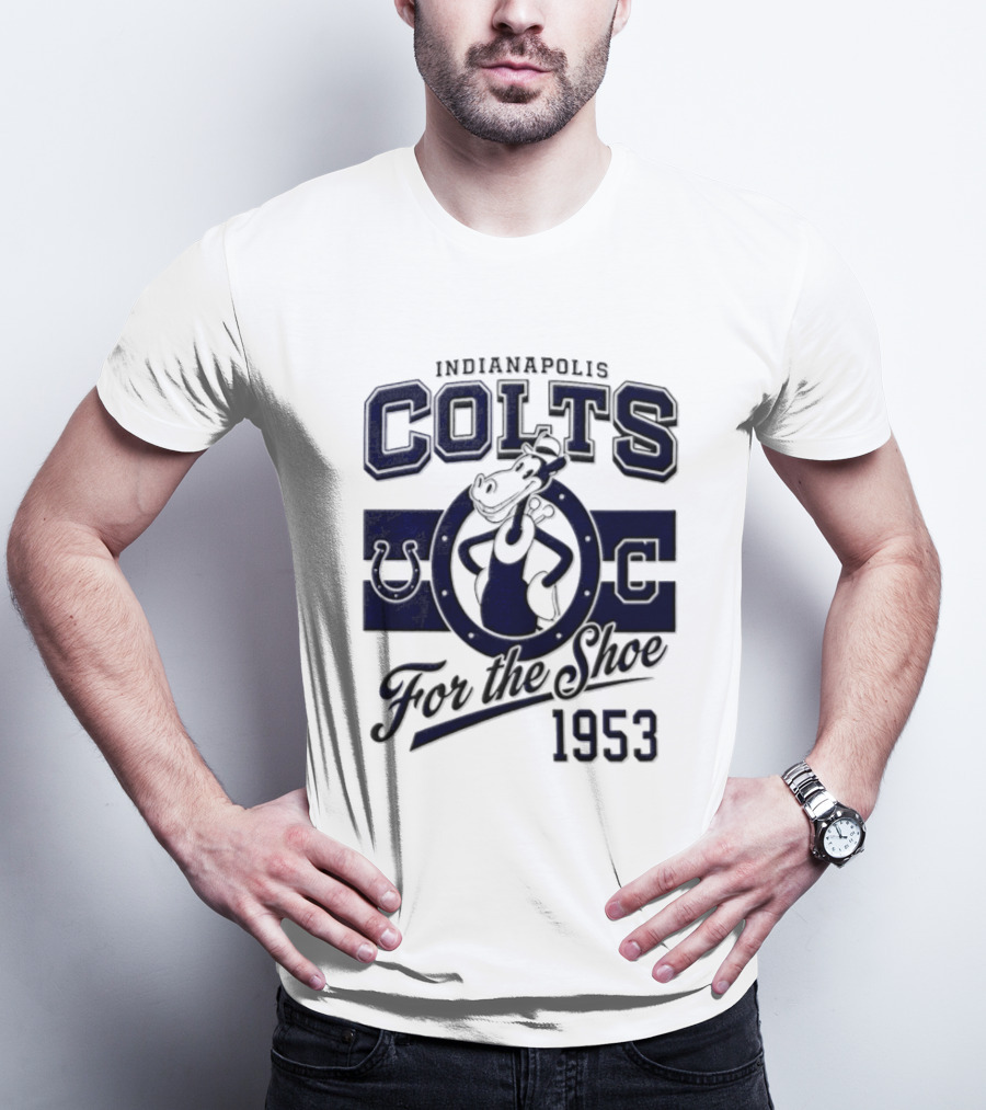 Indianapolis Colts Goofy 1953 For The Shoe T-Shirt