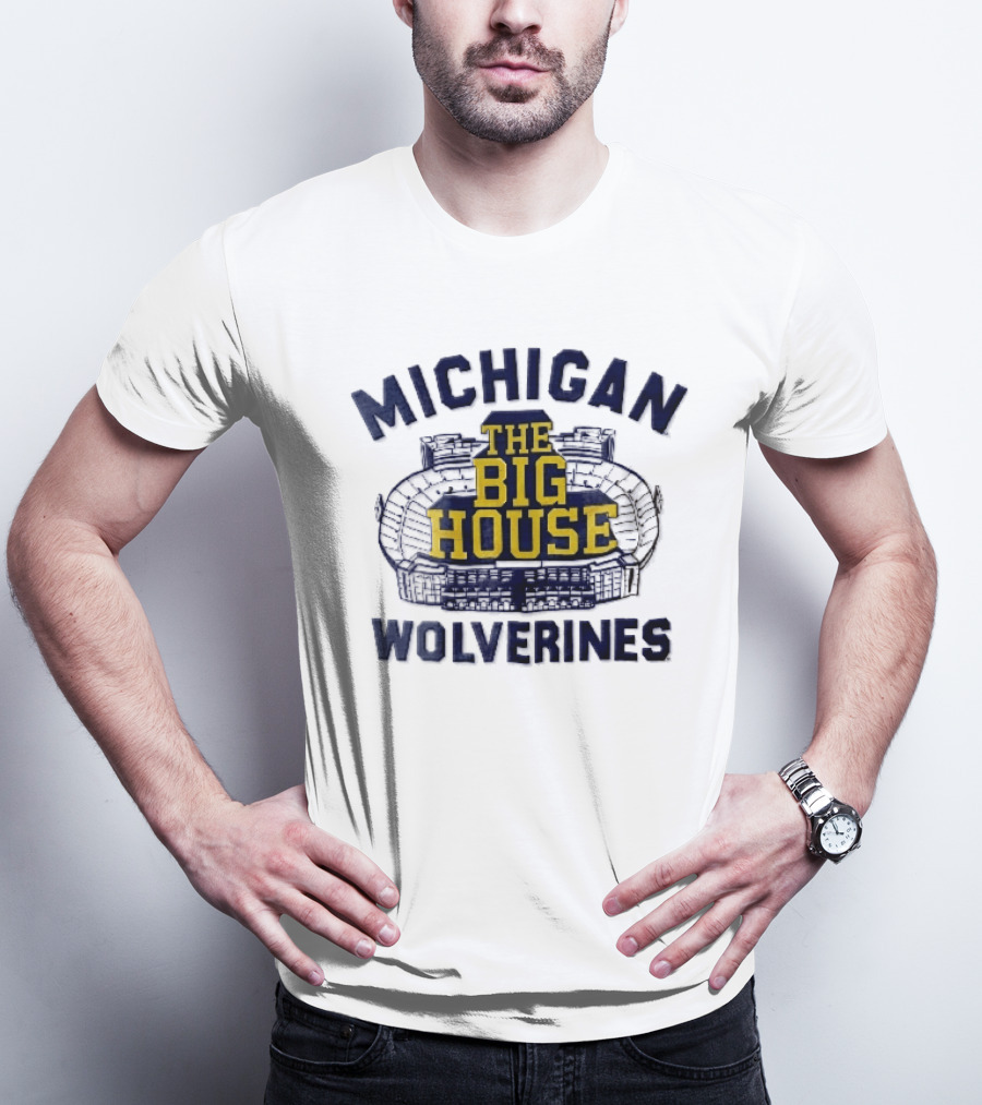 Michigan Wolverines The Big House Stadium T-Shirt