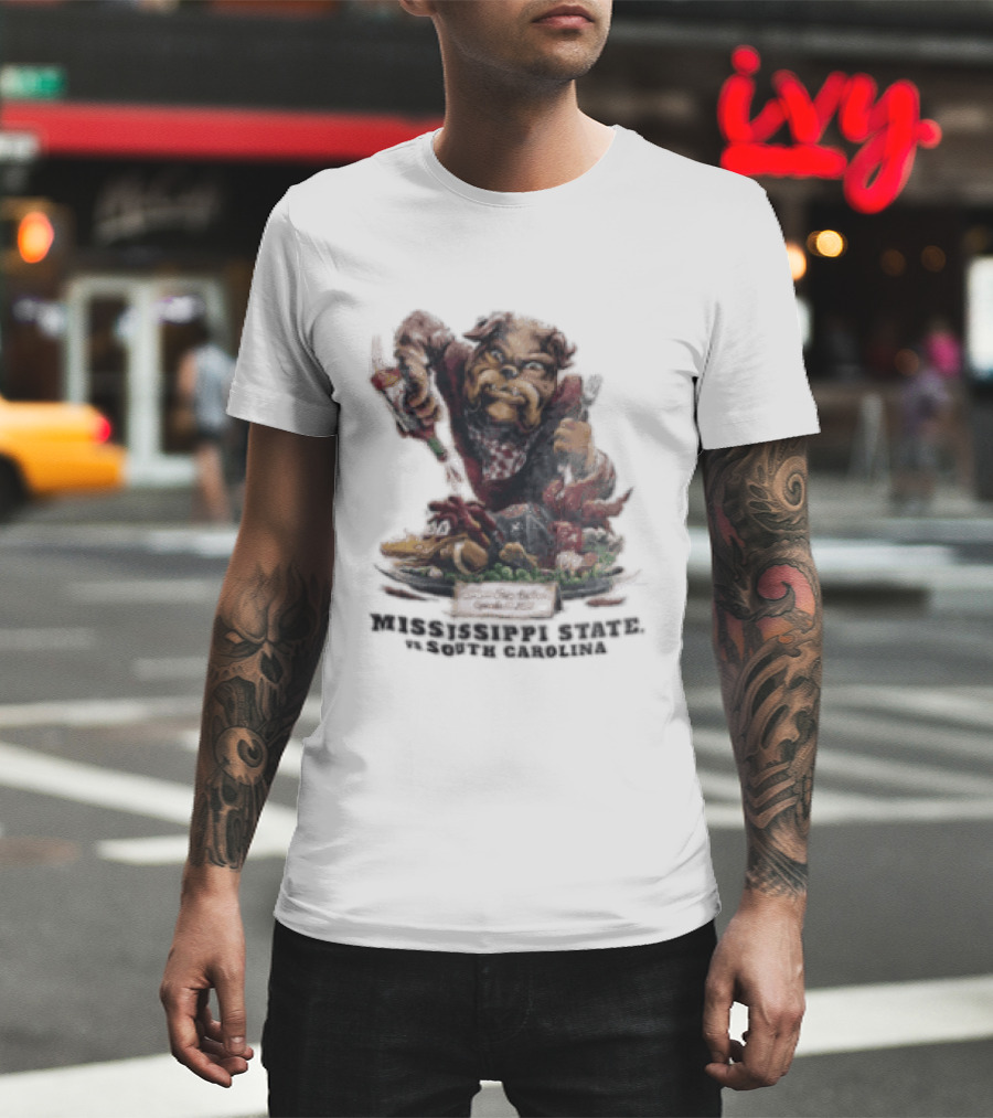 Williams Price Stadium September 19 2026 Mississippi State Vs South Carolina Bulldog T-Shirt