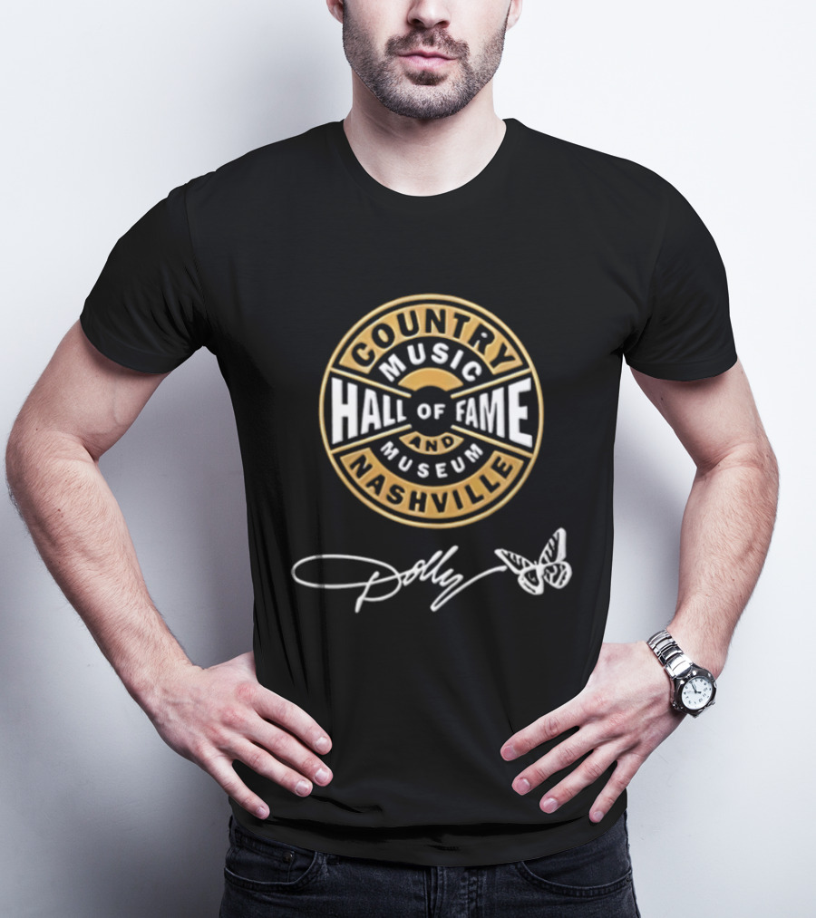 Dolly Parton Country Music Hall Of Fame And Museum Nashville Butterfly T-Shirt