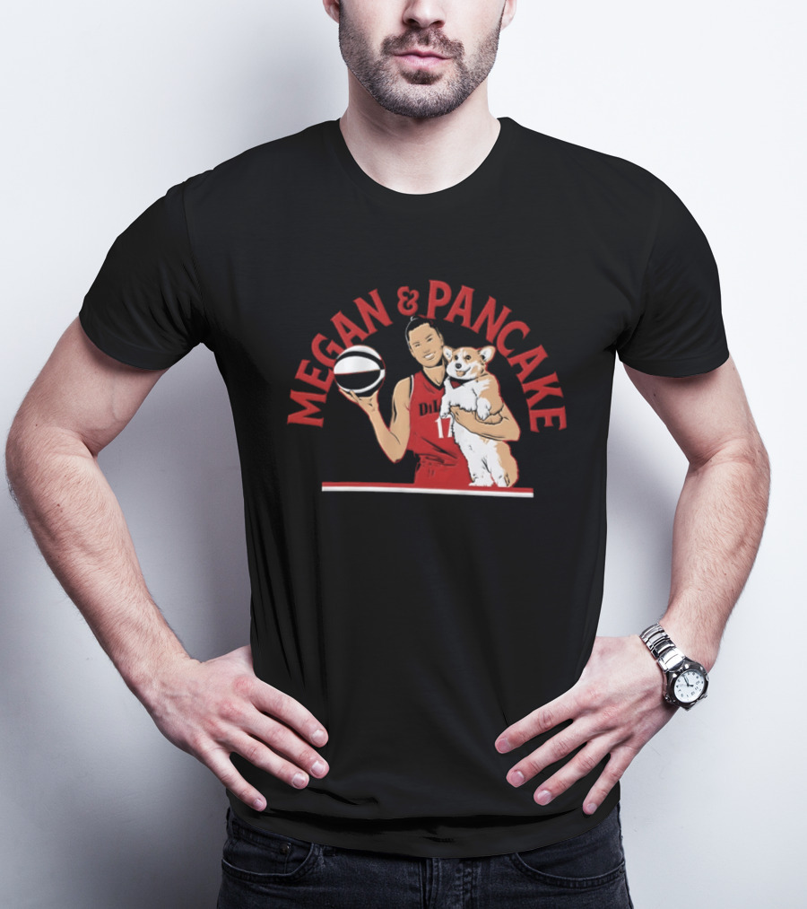 Megan & Pancake DiLeo Portland Player WNBA T-Shirt