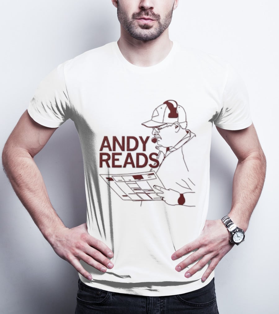 Andy Reads Kansas City Chiefs Coach Andy Reid T-Shirt