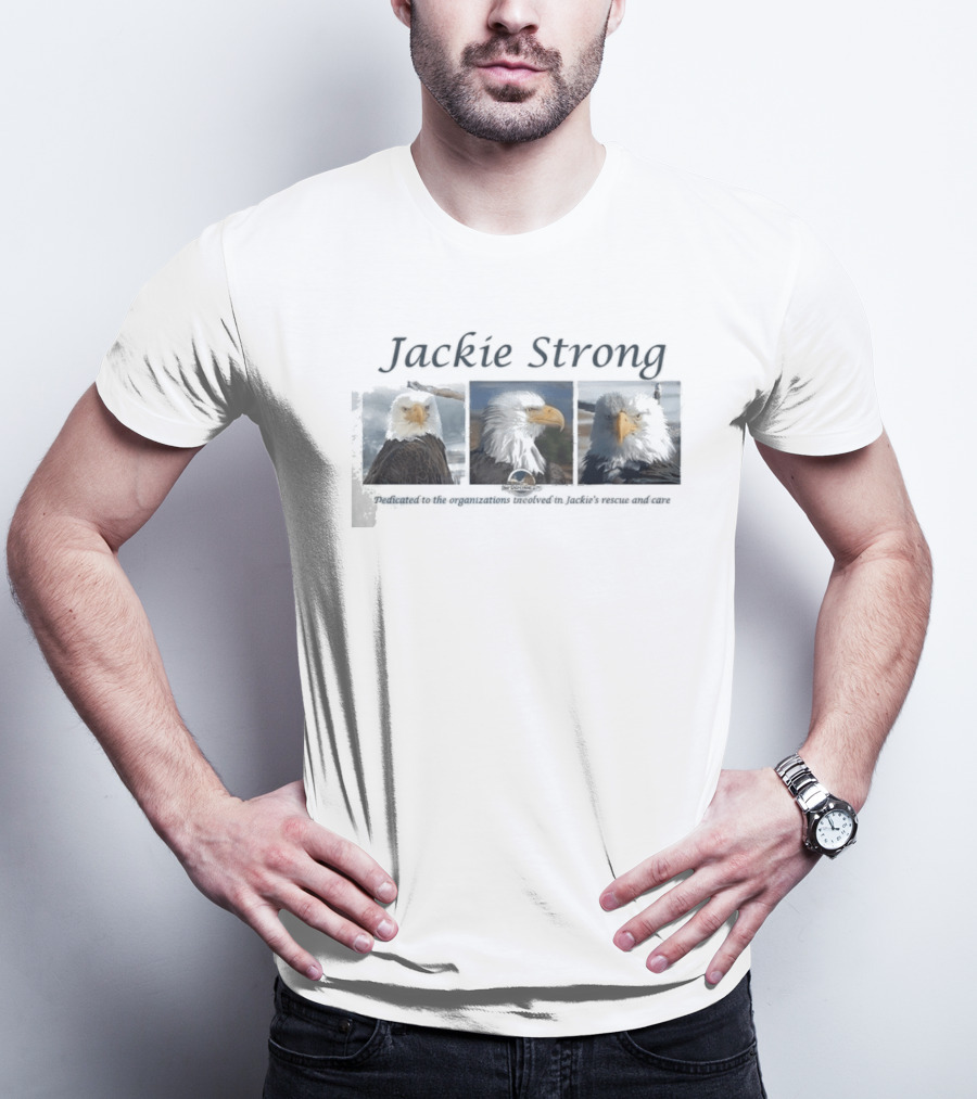 Jackie Strong Dedicated Big Bear Eagle Conservation T-Shirt
