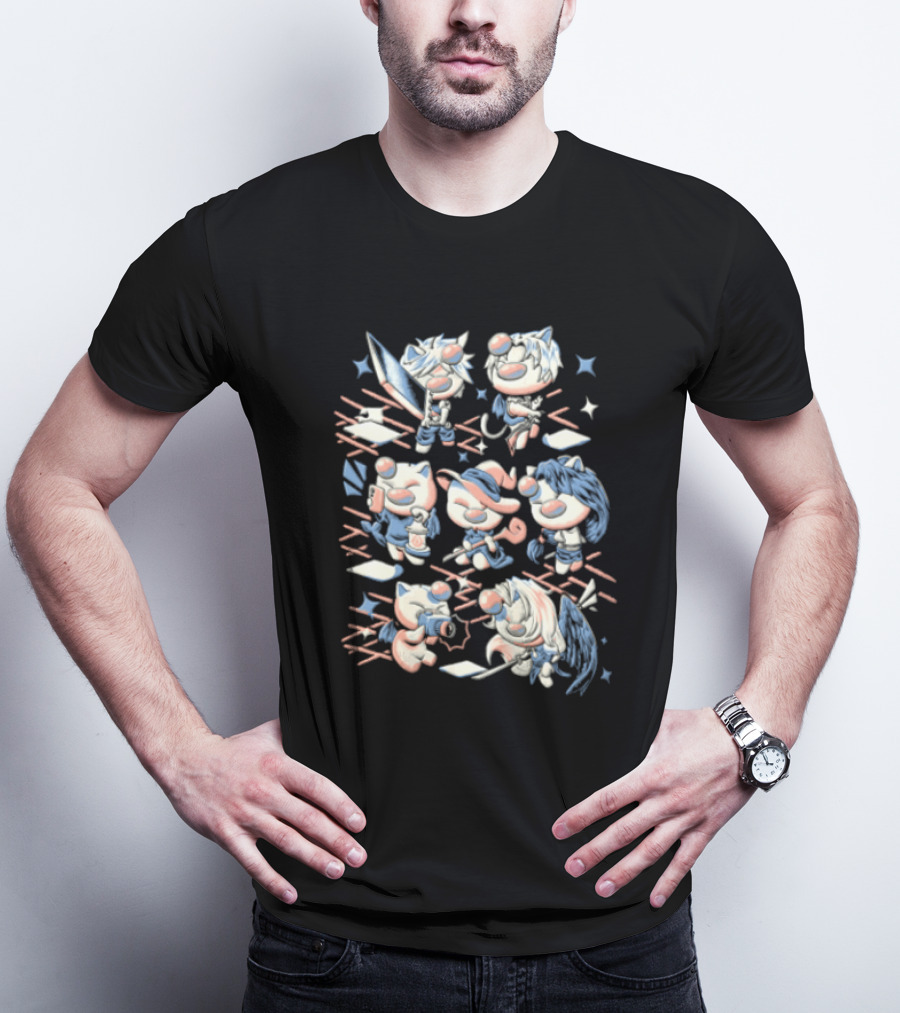 Final Fantasy Cosplay Contest Kupo Mog Moogle Characters T-Shirt