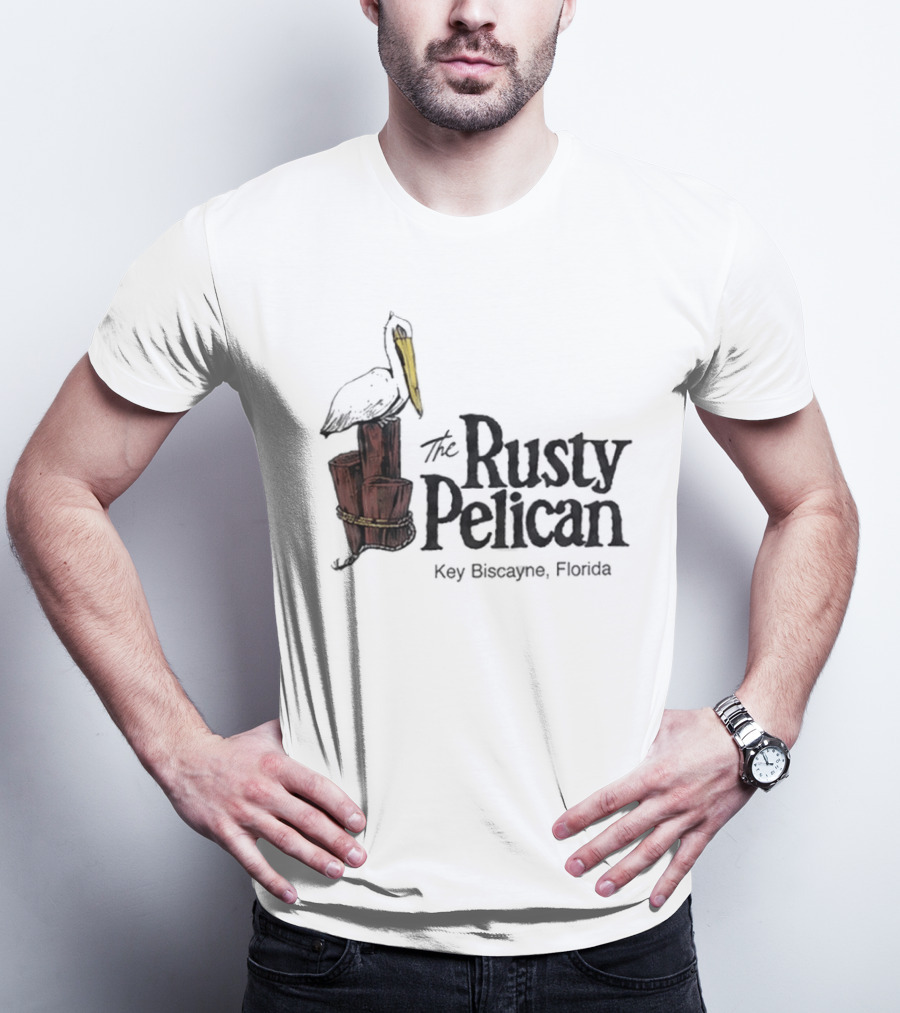 The Rusty Pelican Key Biscayne Florida Cody John T-Shirt