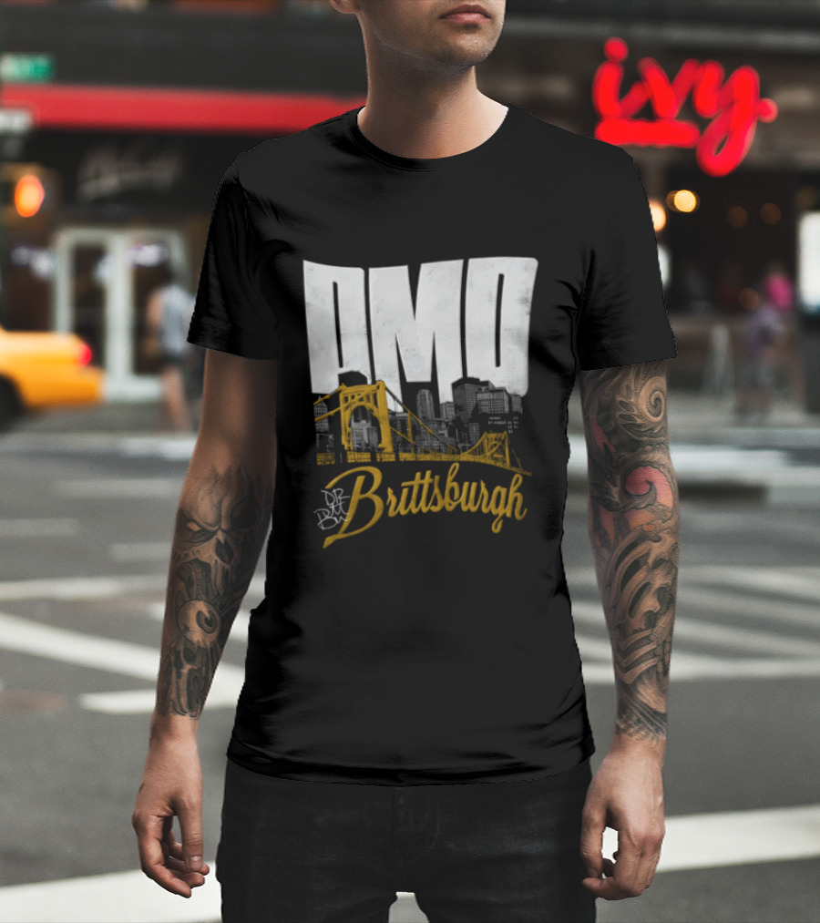 DMO Britt Baker Brittsburgh City Skyline Bridge T-Shirt