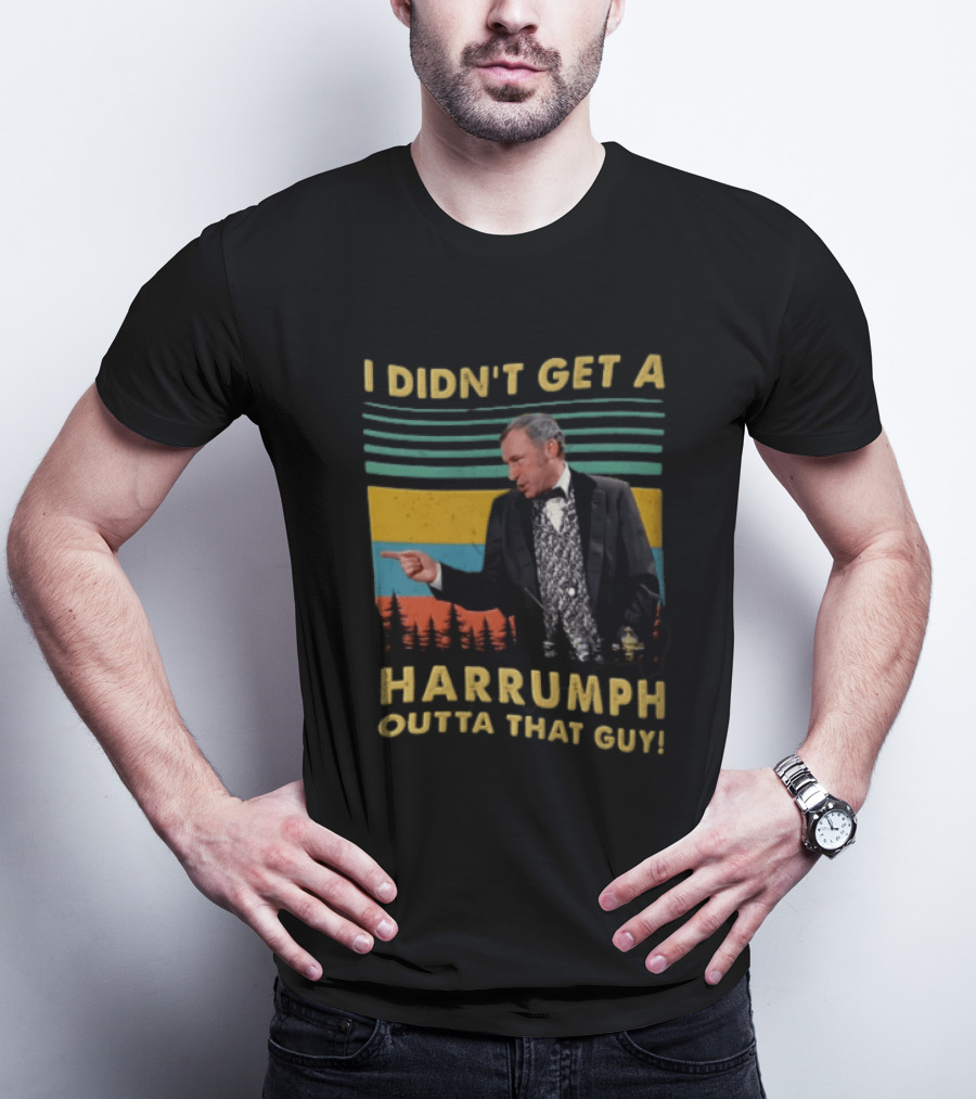 I Didn't Get A Harrumph Outta That Guy Mel Brooks William J Le Petomane Sunset Stripes Trees T-Shirt