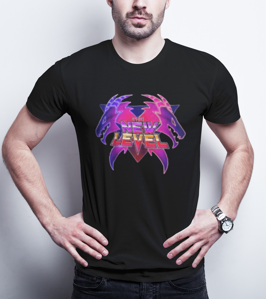The New Level Dual Dragon Emblem Level Up T-Shirt