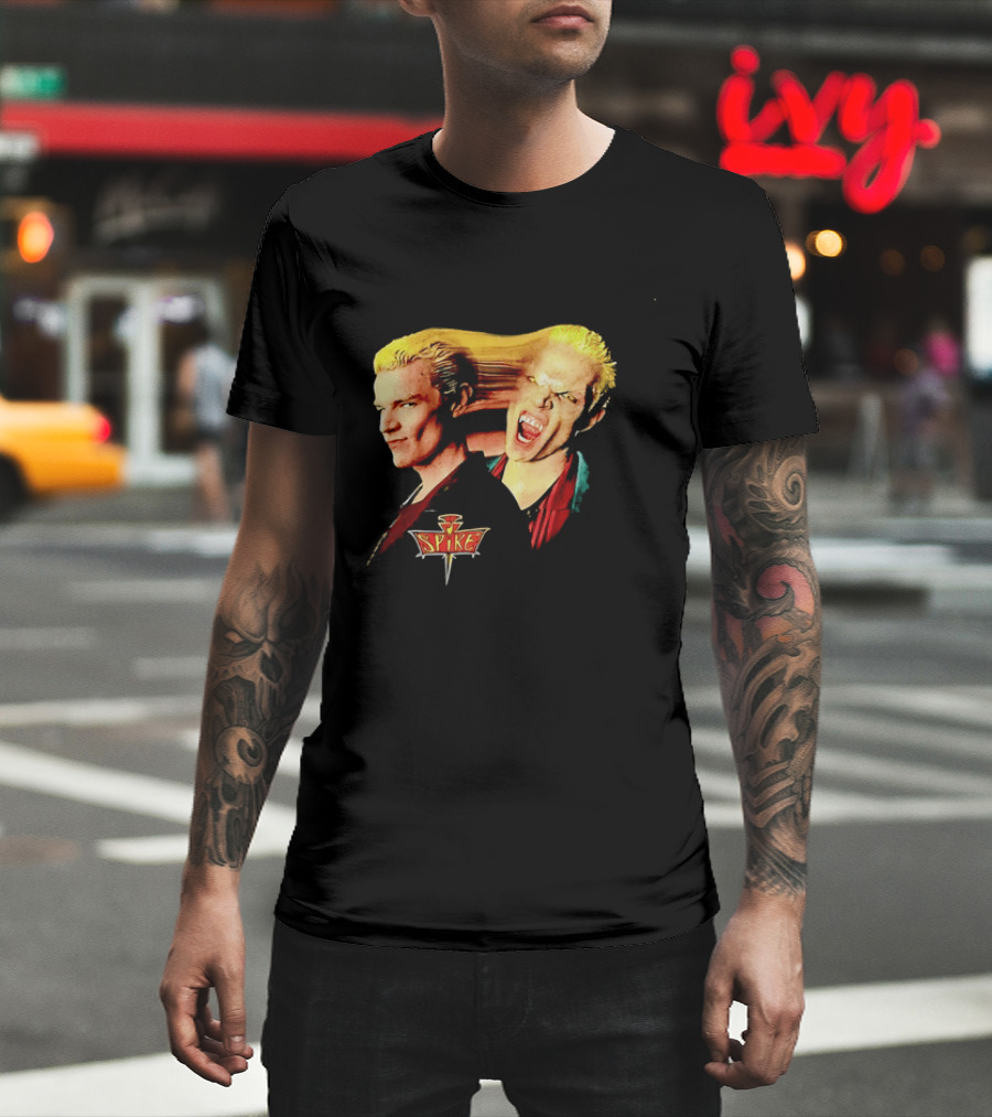 Spike Buffy The Vampire Slayer Movie Iconic Blond Vampire Characterística T-Shirt