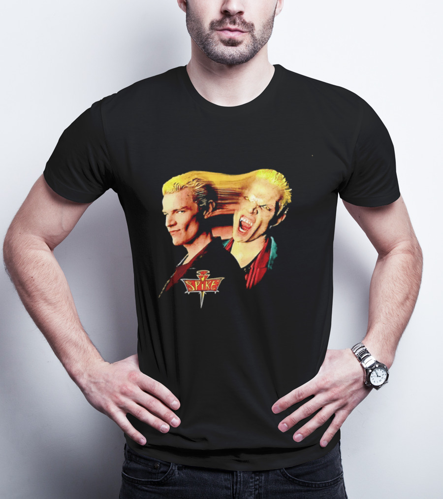 Spike Buffy The Vampire Slayer Movie Iconic Blond Vampire Characterística T-Shirt