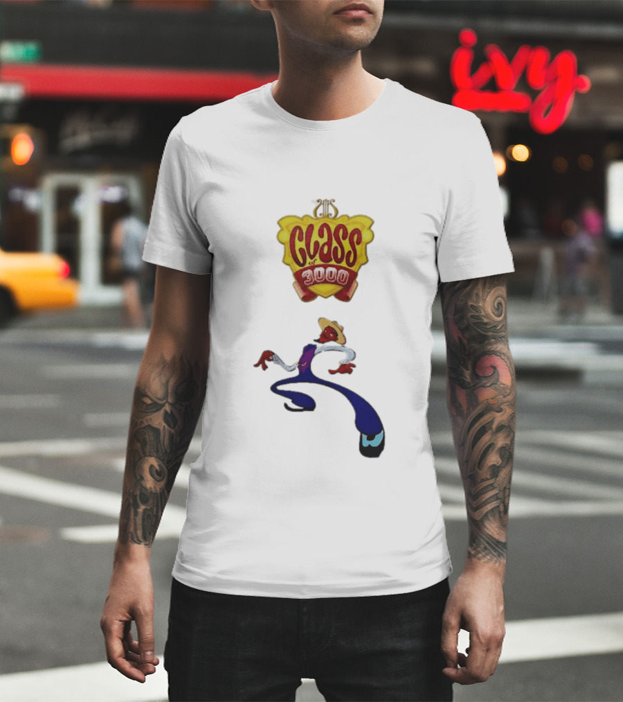 Class Of 3000 Cartoon 2015 Posing Straw Hat Vest T-Shirt