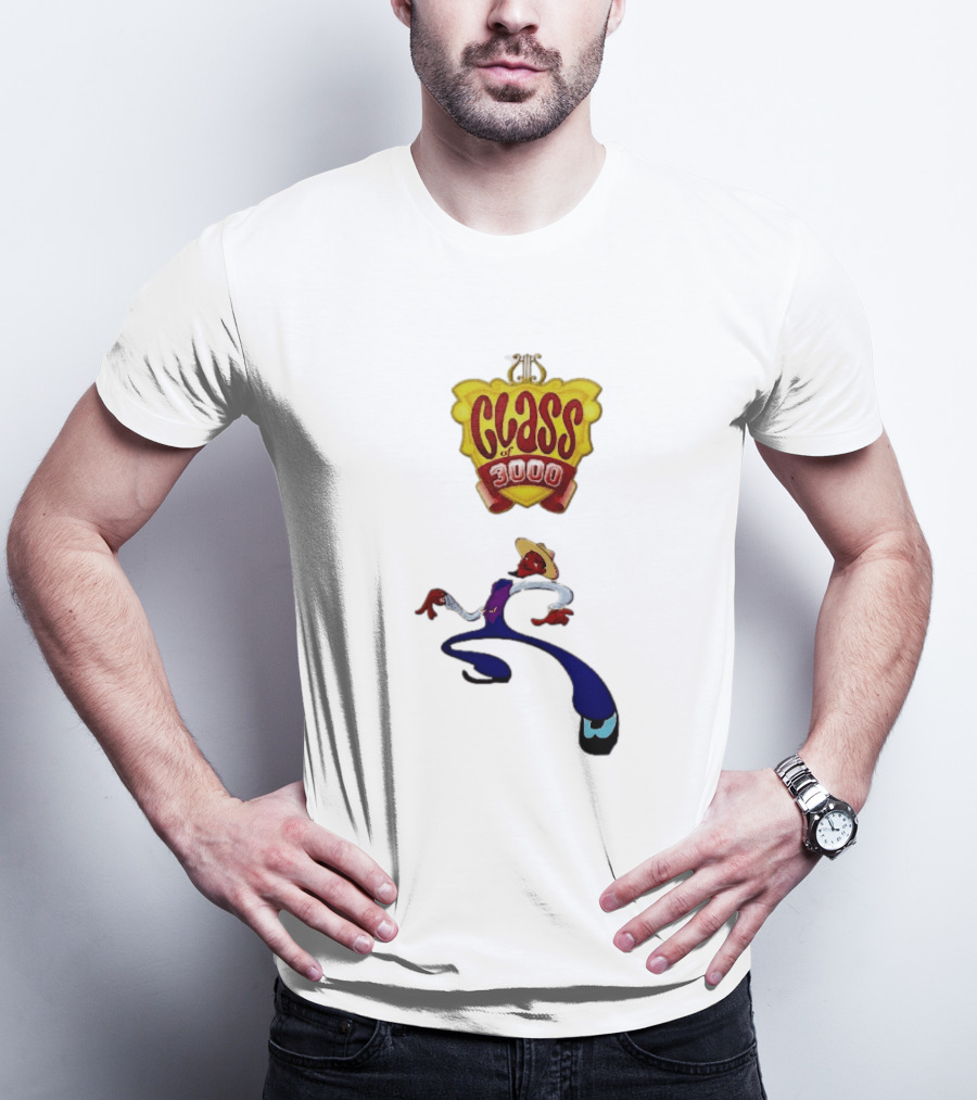 Class Of 3000 Cartoon 2015 Posing Straw Hat Vest T-Shirt