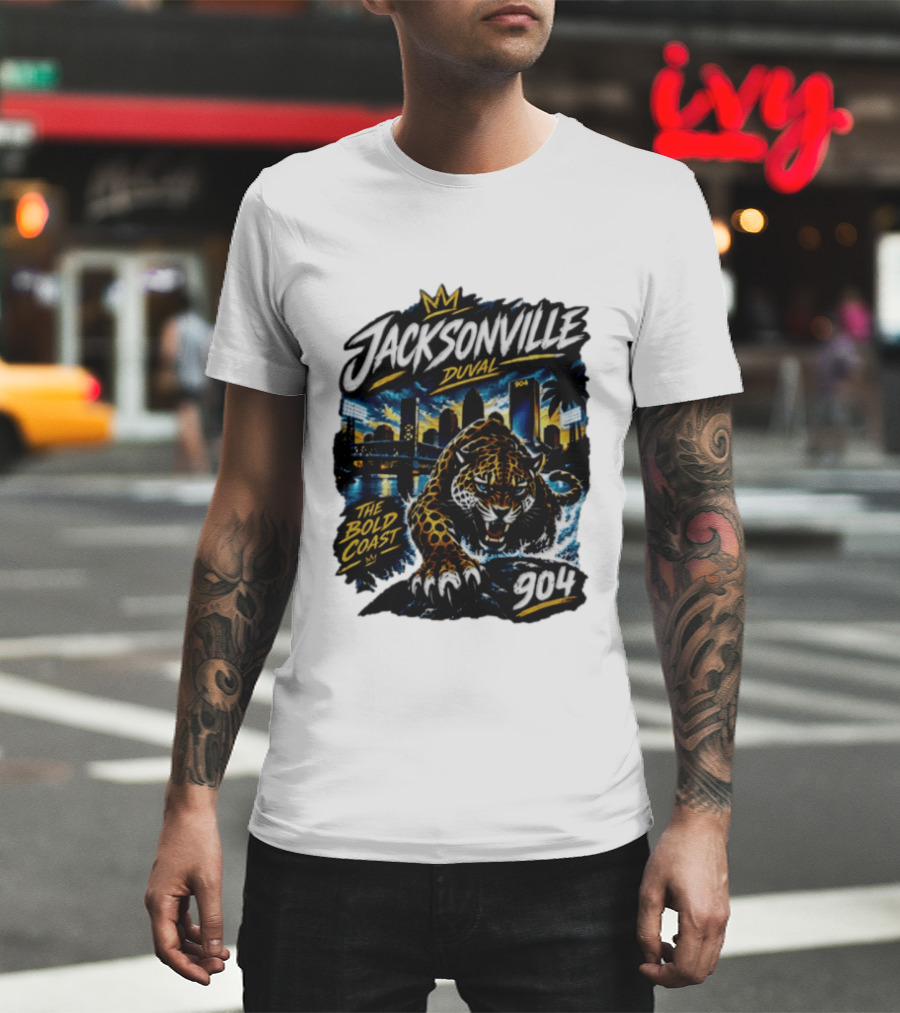Jacksonville Duval 904 The Bold Coast T-Shirt