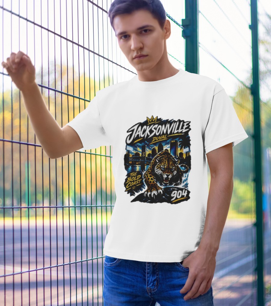 Jacksonville Duval 904 The Bold Coast T-Shirt