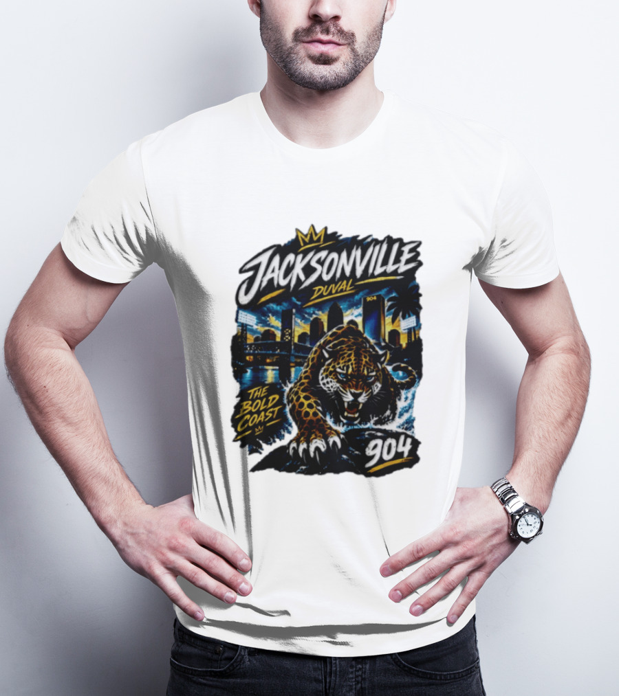 Jacksonville Duval 904 The Bold Coast T-Shirt