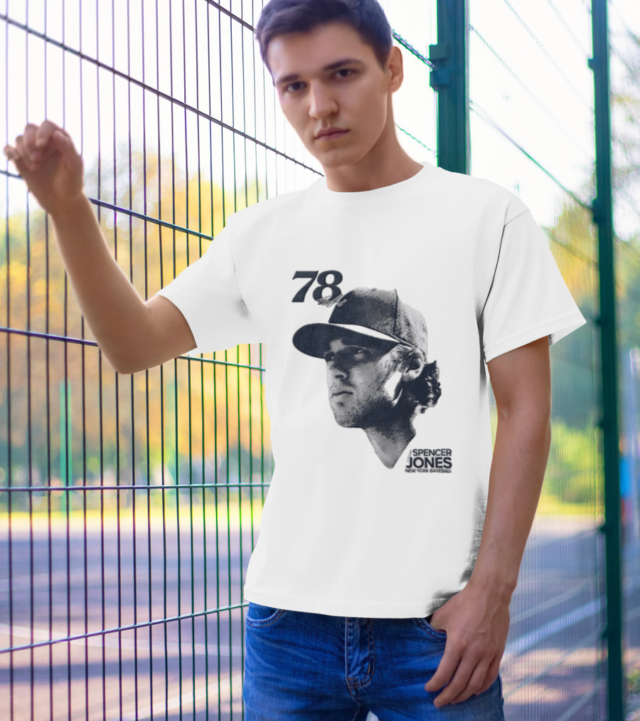 Spencer Jones No 78 New York Yankees MLB Lineage Series T-Shirt