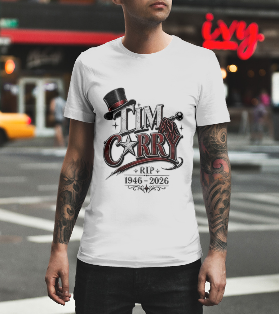 Tim Curry RIP 1946 2026 Top Hat And Cape T-Shirt