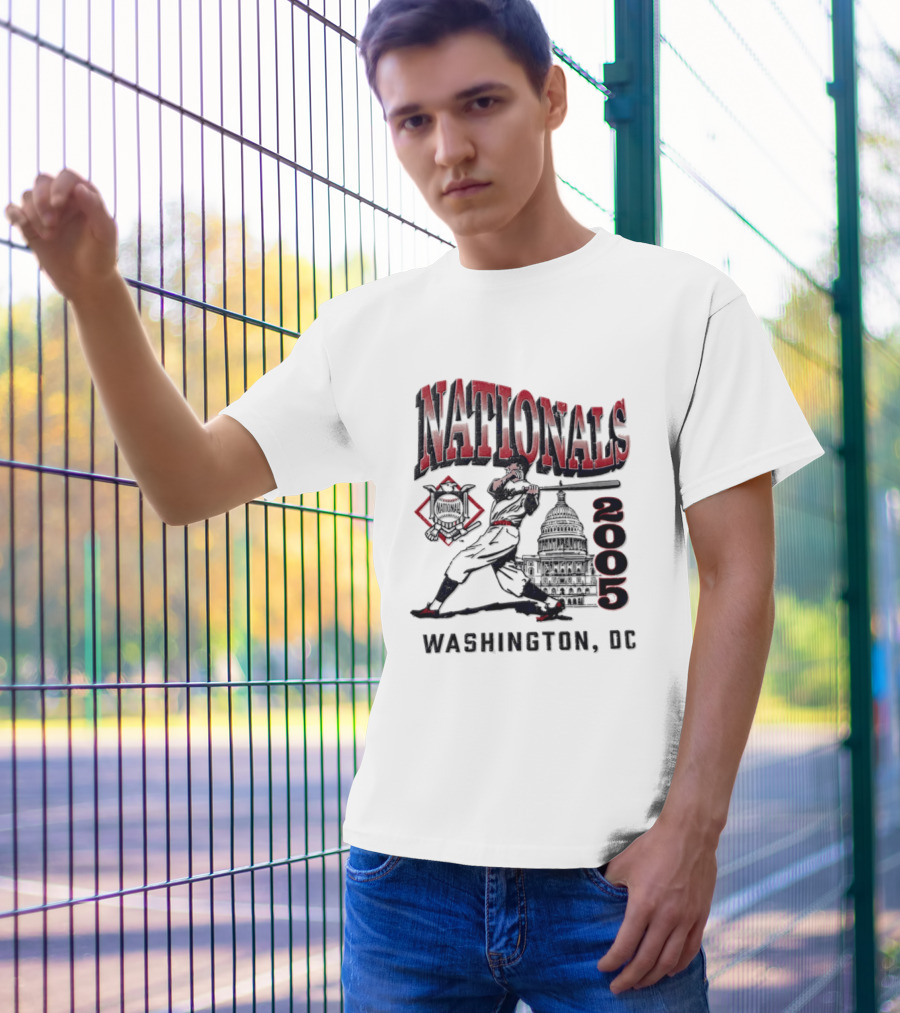 Washington Nationals 2005 Washington DC Baseball T-Shirt