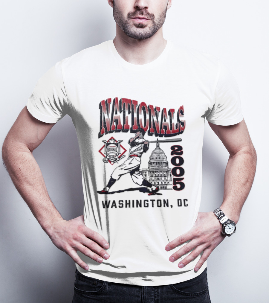 Washington Nationals 2005 Washington DC Baseball T-Shirt