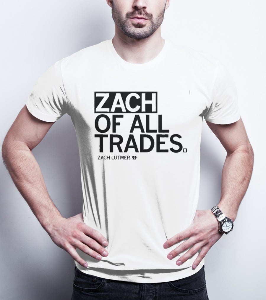 Zach Of All Trades Zach Lutmer Iowa Hawkeyes T-Shirt