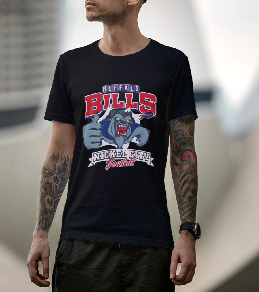 Buffalo Bills Nickel City Football Disney Beast T-Shirt