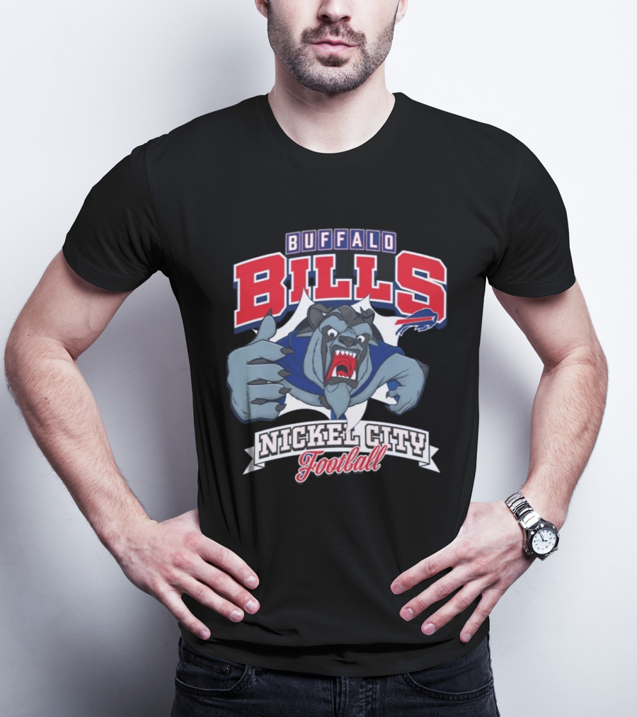 Buffalo Bills Nickel City Football Disney Beast T-Shirt